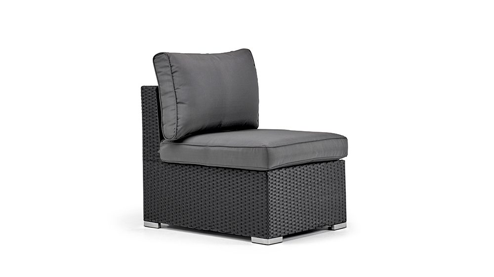 Noosa Wicker Outdoor Lounge – Single Armless B02 - Outdoor Gallery