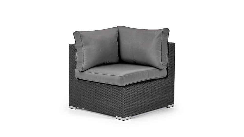 Outdoor Lounge Set 7pc Noosa Black Long CT - Outdoor Gallery - Outdoor ...